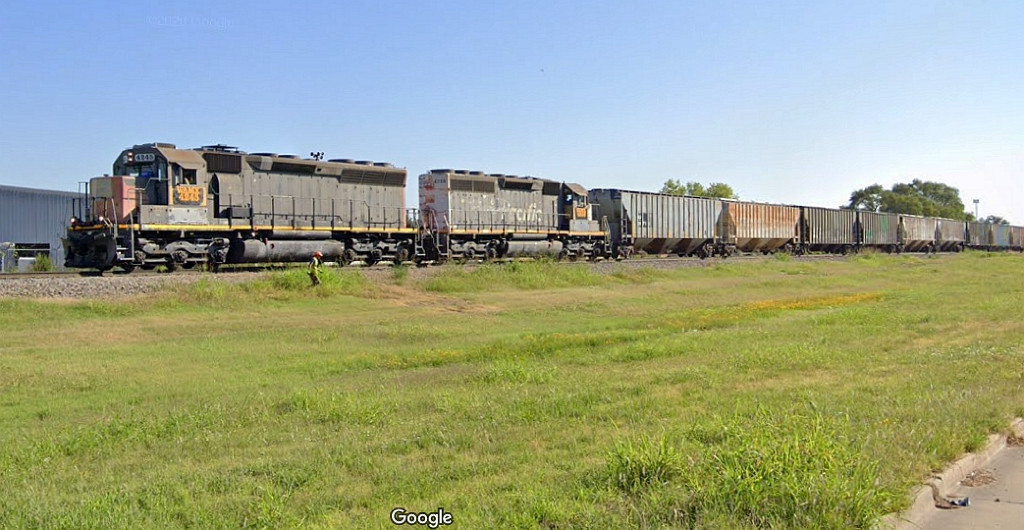 KO switching the yard captured by google street view